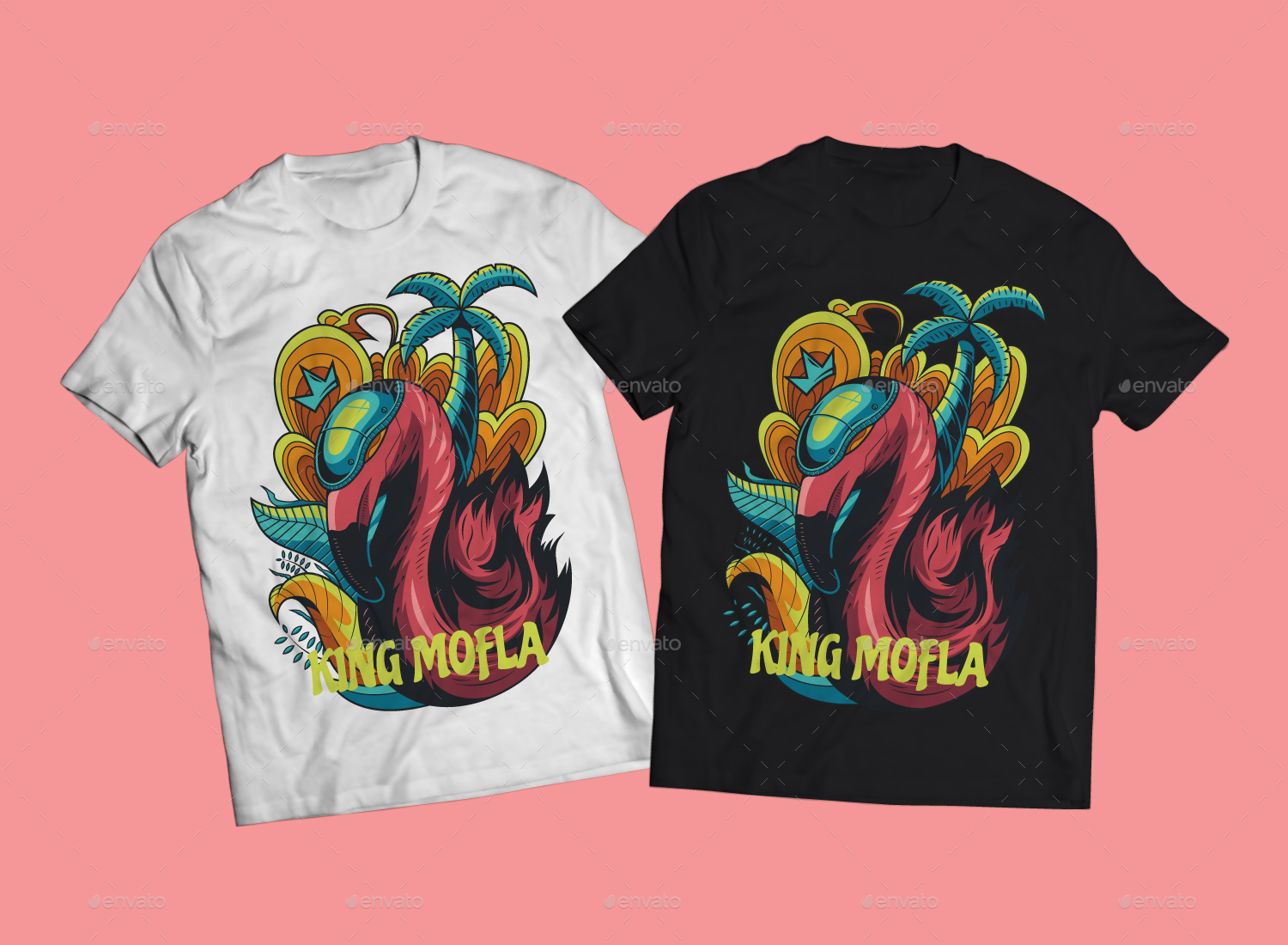 King Mofla T-Shirt Design, T-Shirts | GraphicRiver