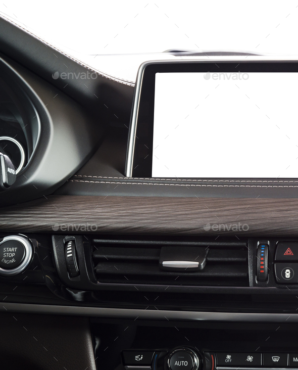 Modern Luxury Car Interior Dashboard Stock Photo by gargantiopa | PhotoDune