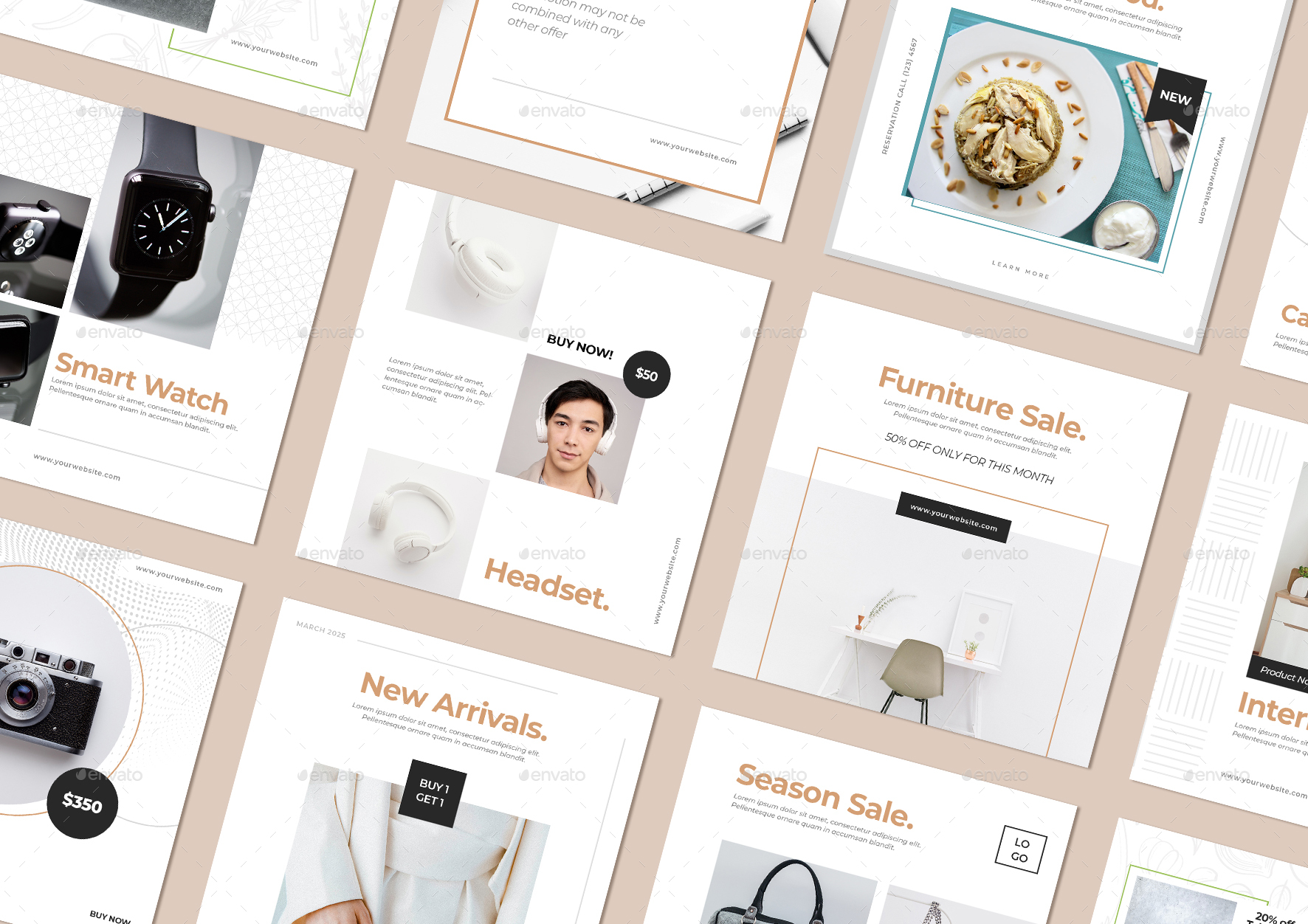 Instagram Post, Web Elements | GraphicRiver