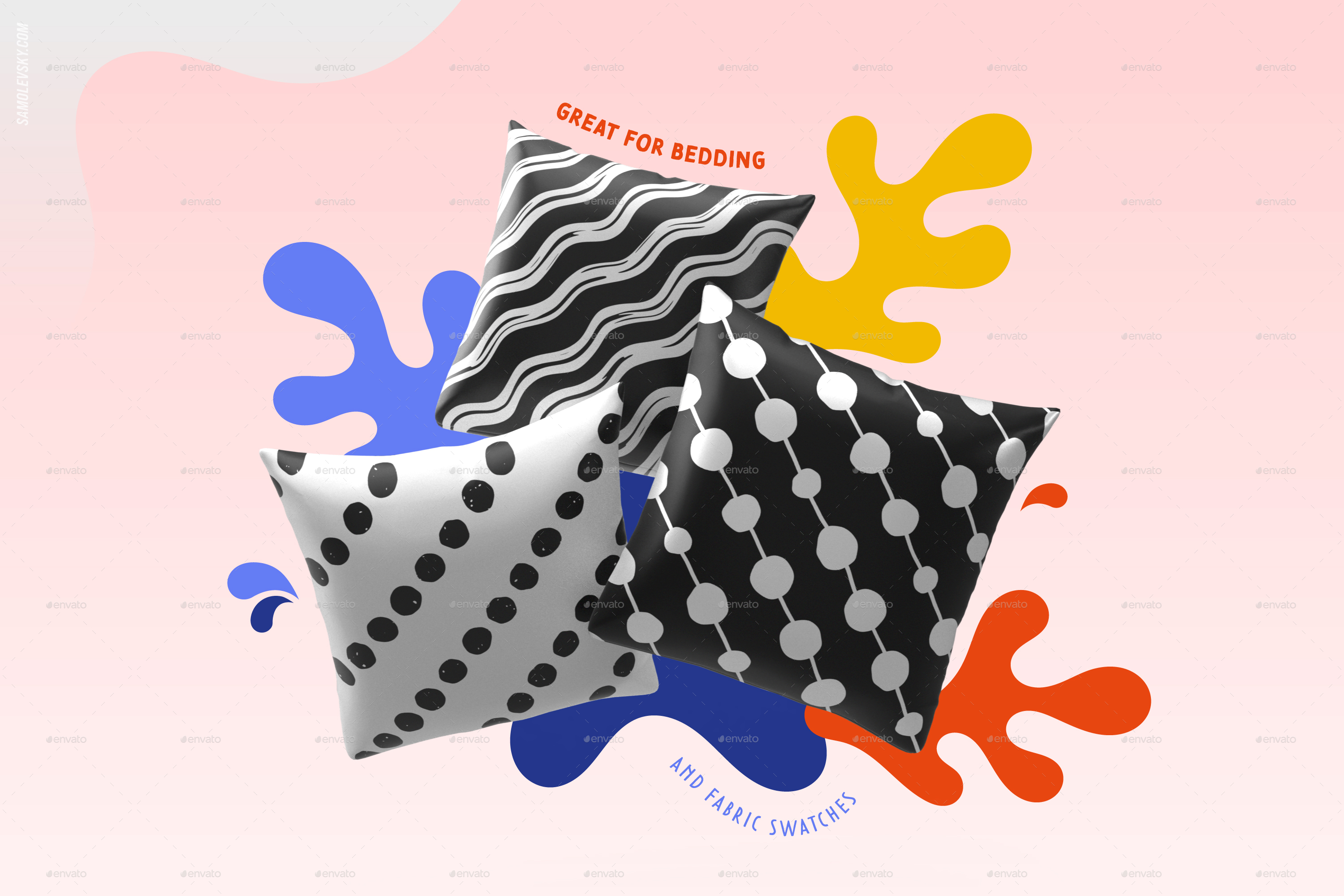 Handmade patterns bundle - 300 seamless patterns, brushes, and shapes ...