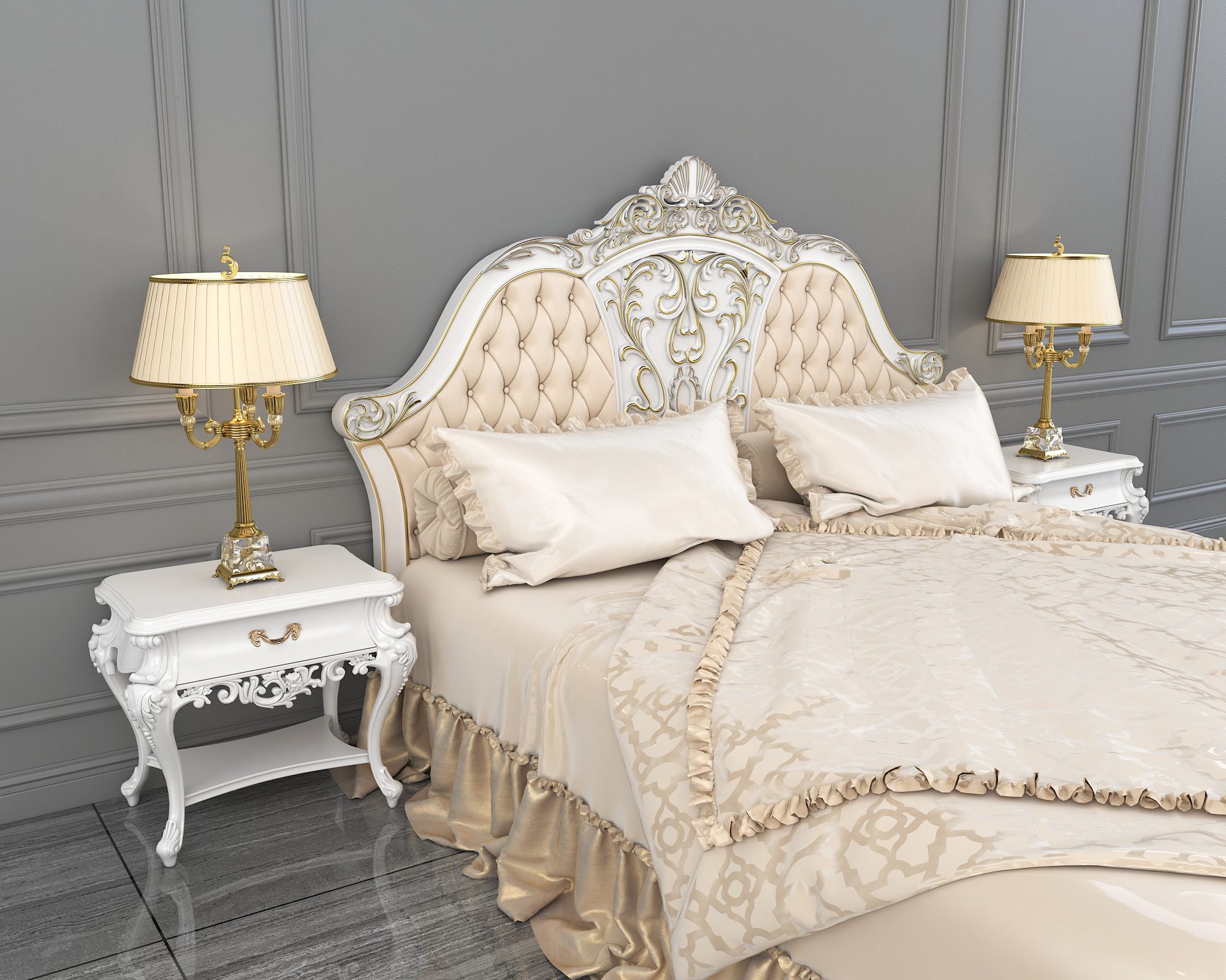 European Style Bed 11 by nhattuankts | 3DOcean