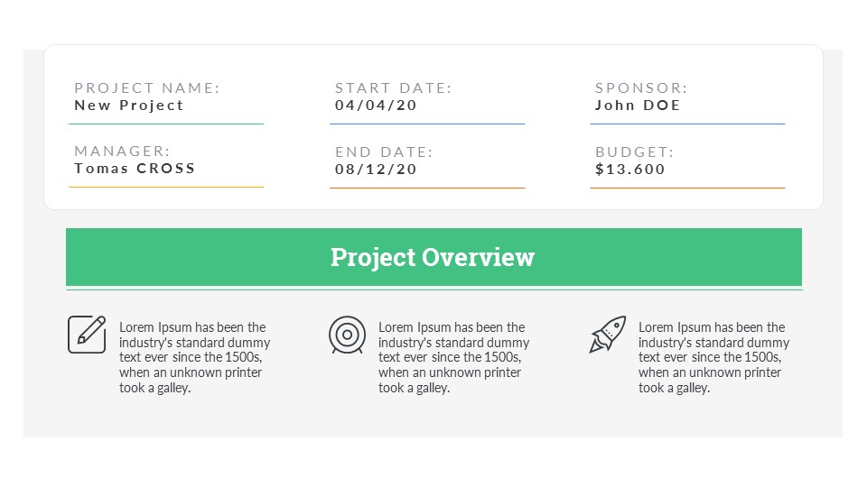 Project Status PowerPoint Presentation Template by SanaNik | GraphicRiver