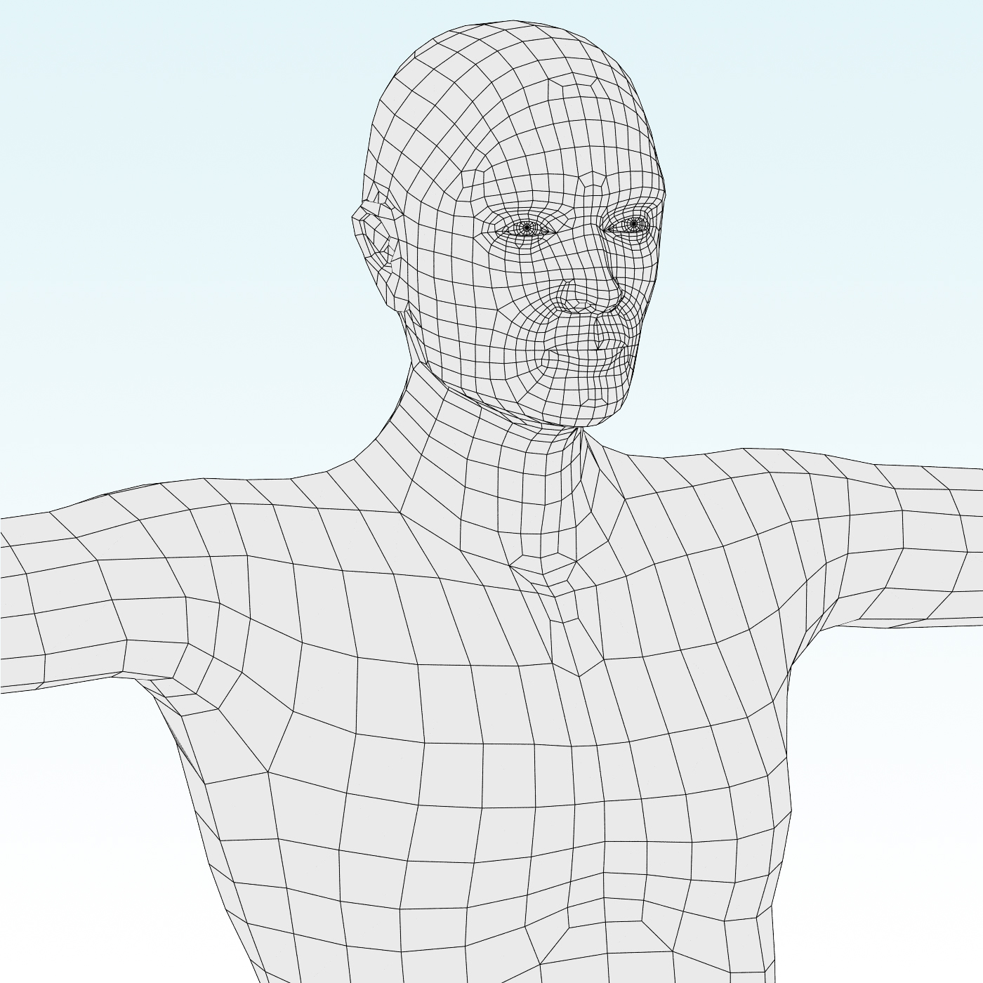 Male Base Mesh 3D Model by creativejungle007 | 3DOcean