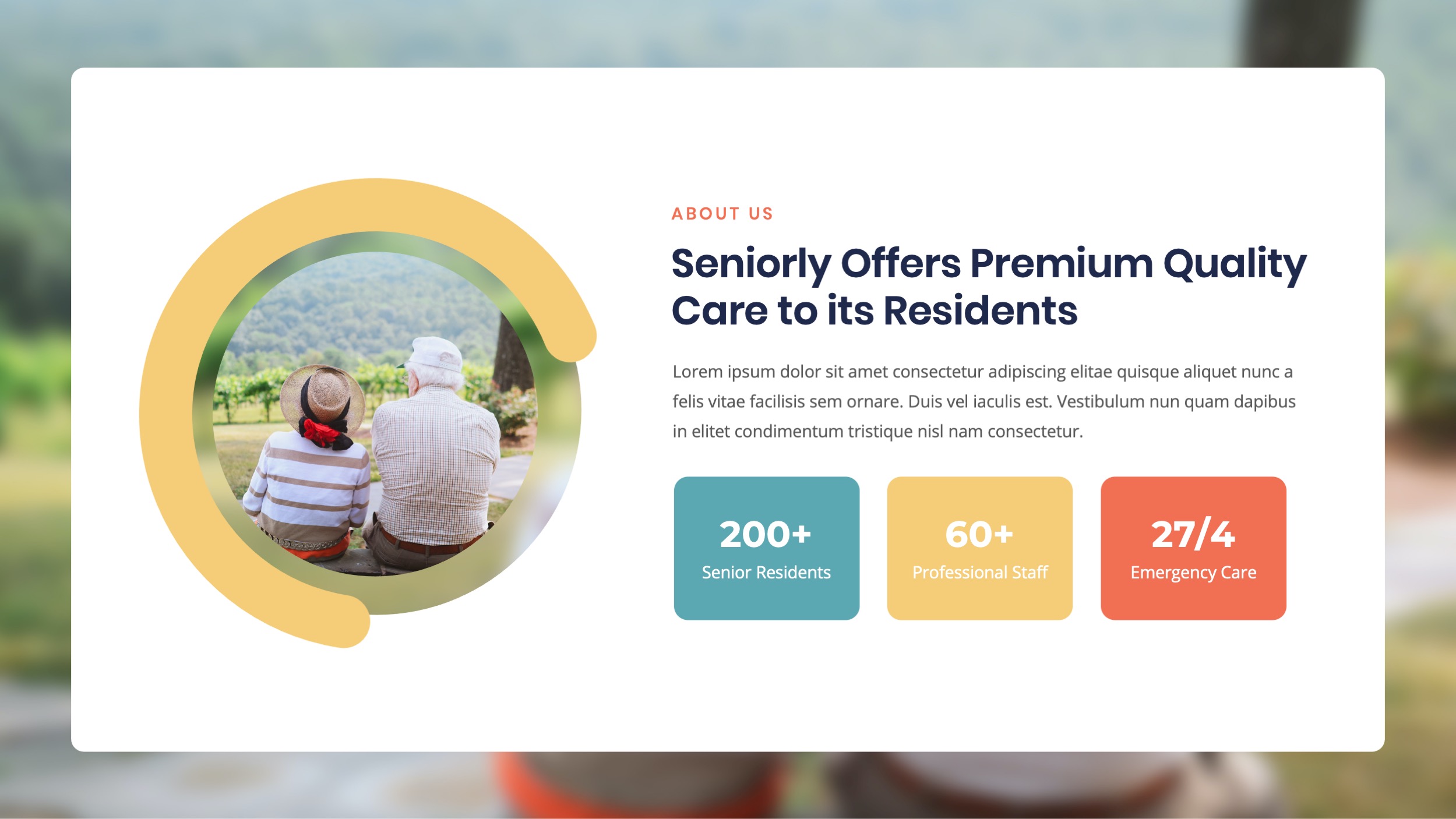 Senior Care Center PowerPoint Template, Presentation Templates ...