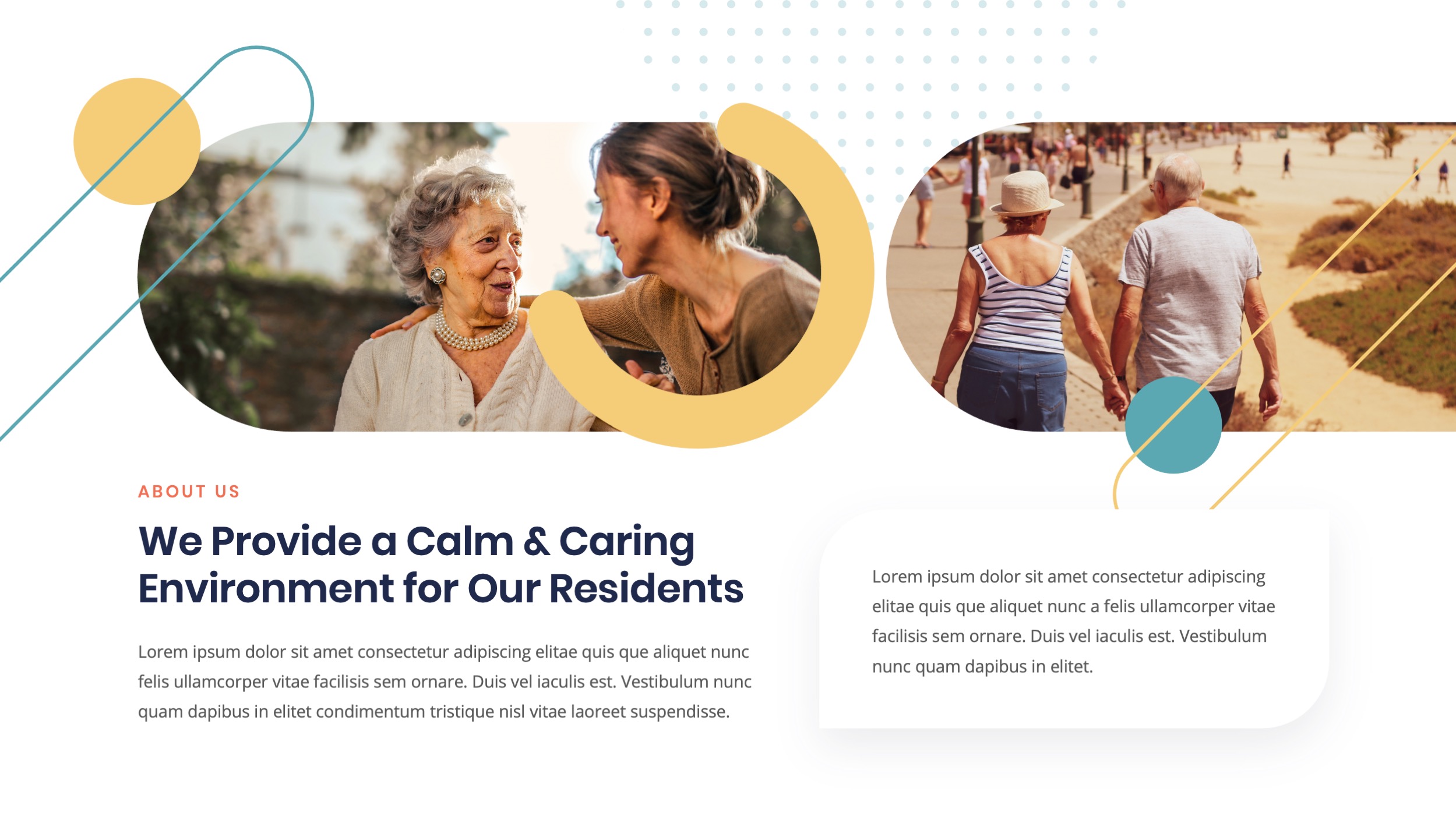 Senior Care Center PowerPoint Template, Presentation Templates ...