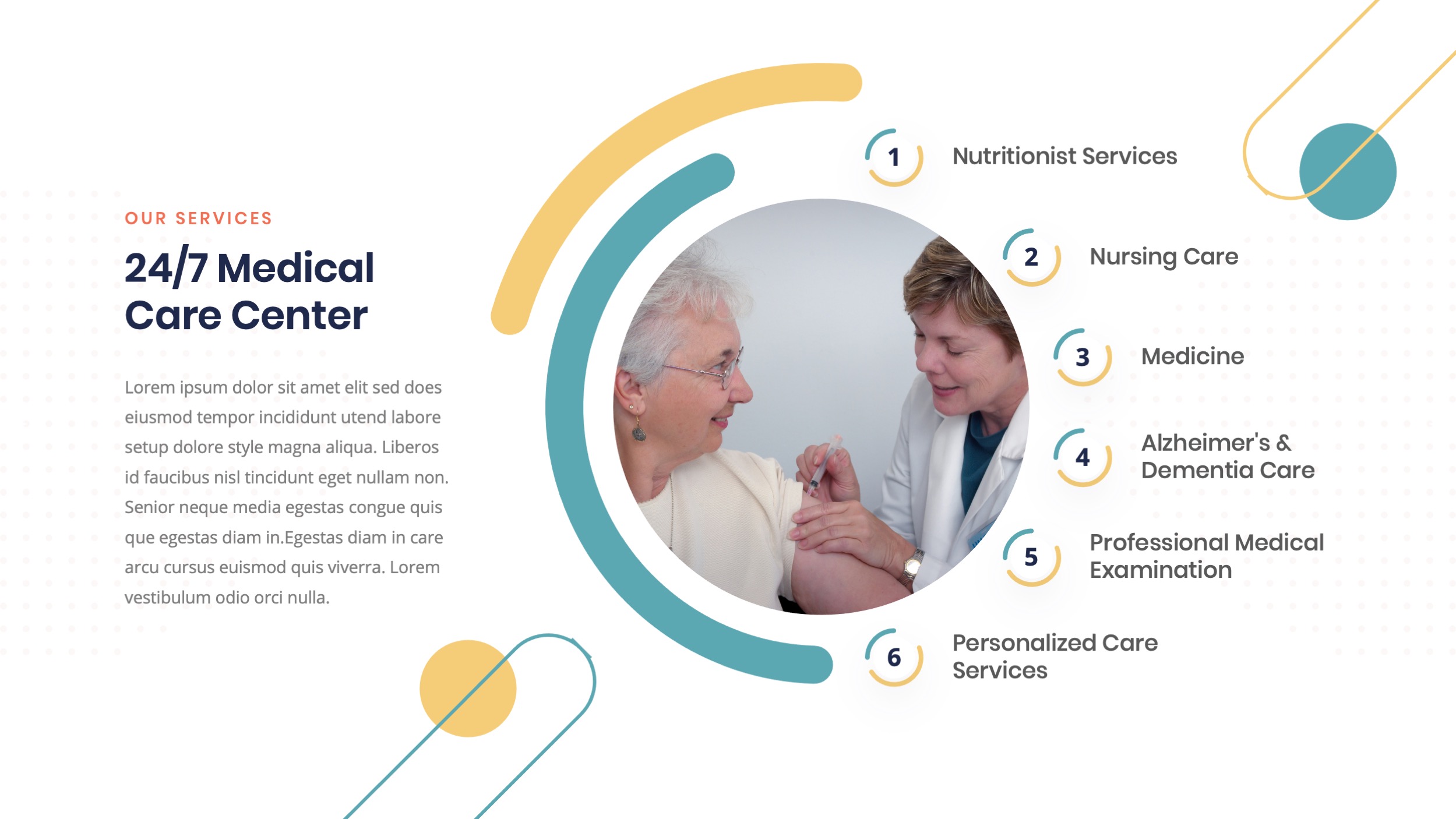 Senior Care Center PowerPoint Template, Presentation Templates ...