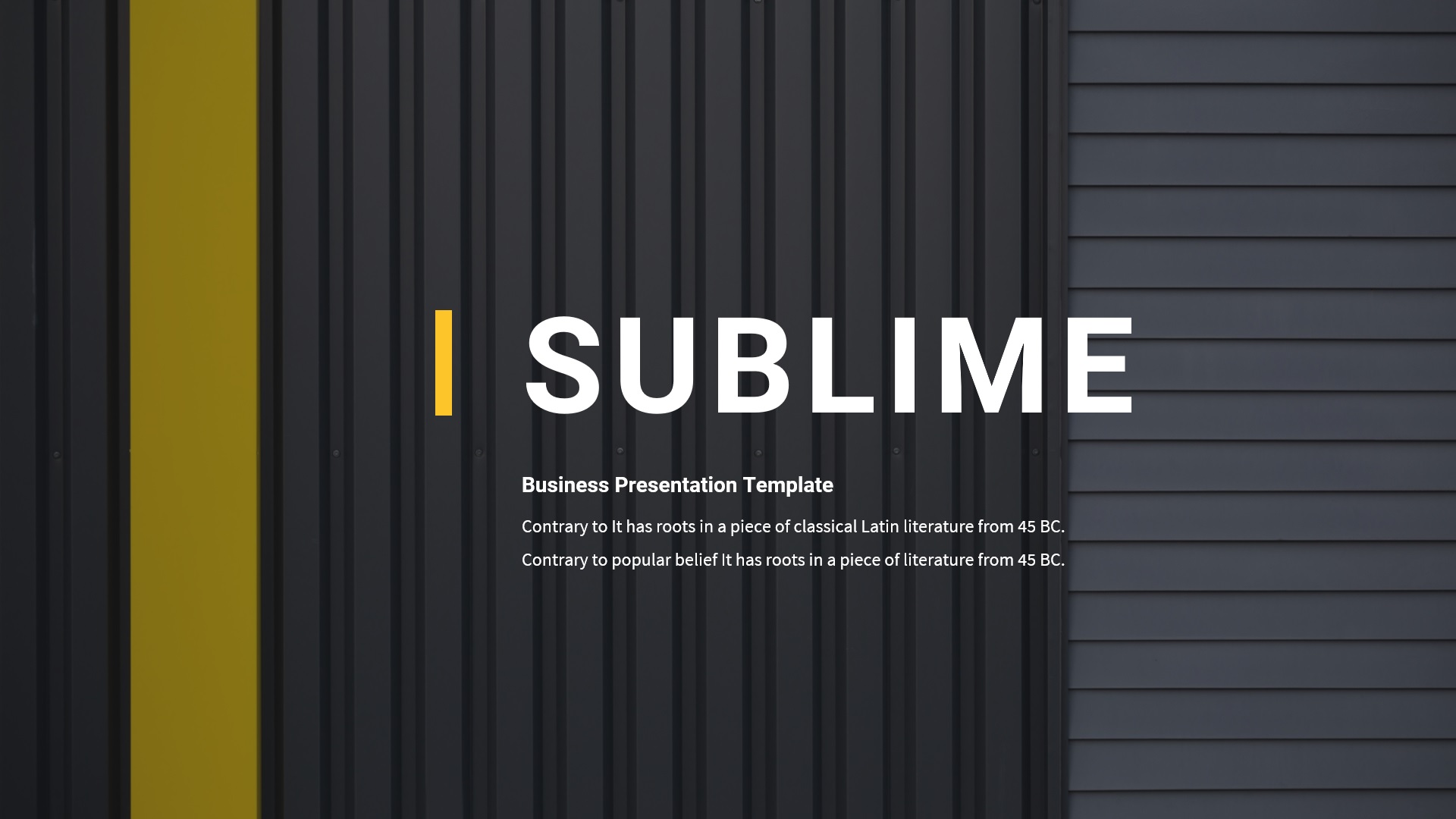 Sublime - Simple Powerpoint Template, Presentation Templates | GraphicRiver