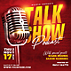 Talk Show Podcast Flyer Template, Print Templates | GraphicRiver