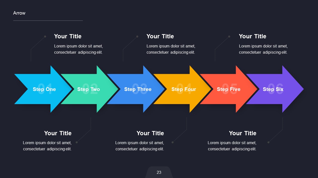 Arrows Infographic Presentation Template, Presentation Templates ...