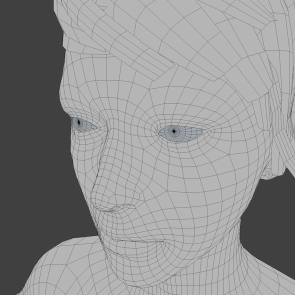 Female 3D Mesh by vfxmedialol | 3DOcean