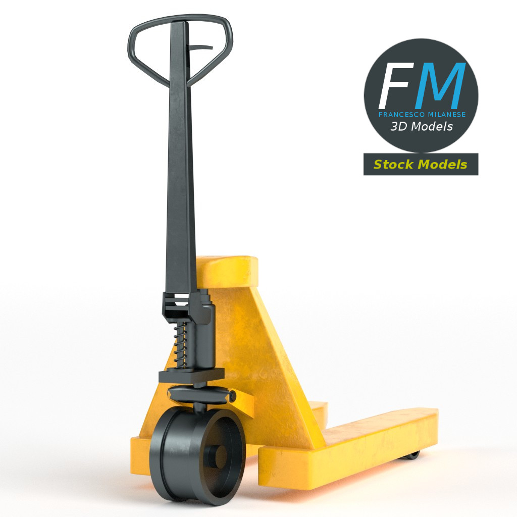 Pallet jack skid lifter by FrancescoMilanese85 | 3DOcean