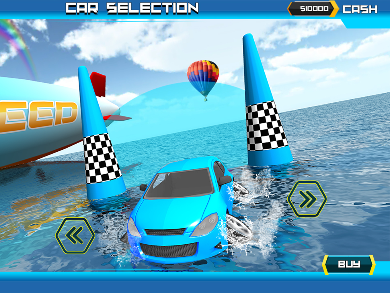 Water Floating Car Stunt Game Unity 3D by hyperOnStudios | CodeCanyon