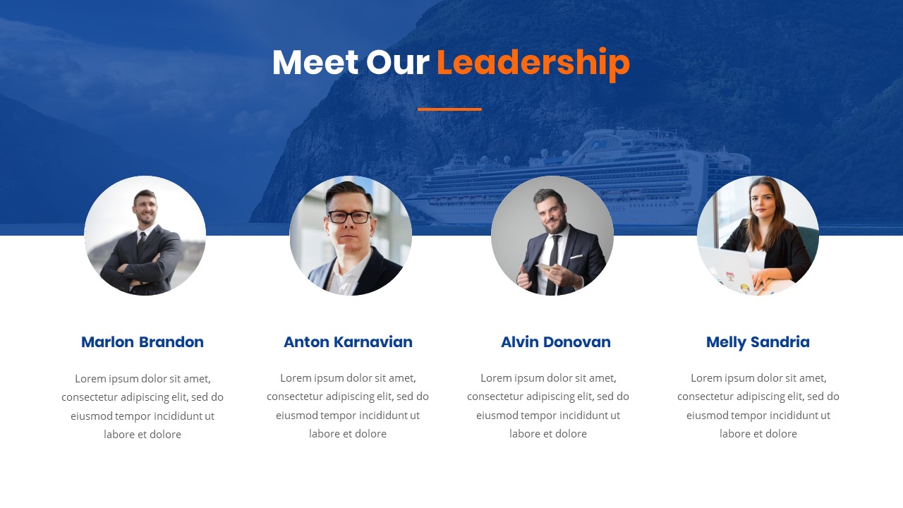 Royal Cruise - Cruise Ship Google Slide Template, Presentation Templates