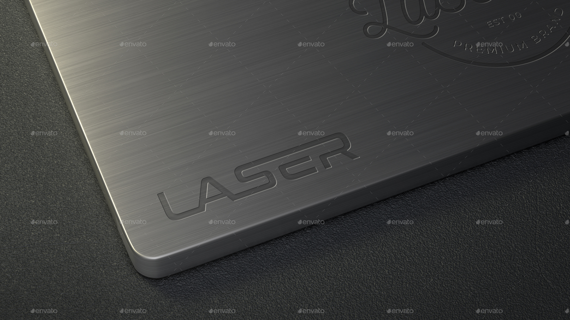 Metal Lasercut Logo Mockups, Graphics | GraphicRiver