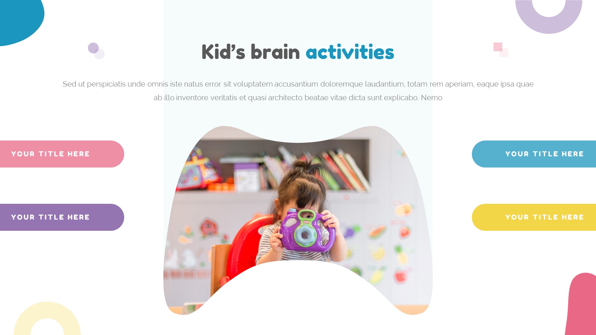 Kiddo - Kids Google Slides Template, Presentation Templates | GraphicRiver