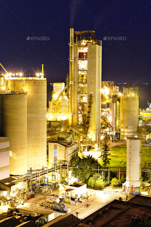 cement factory Stock Photo by leungchopan | PhotoDune