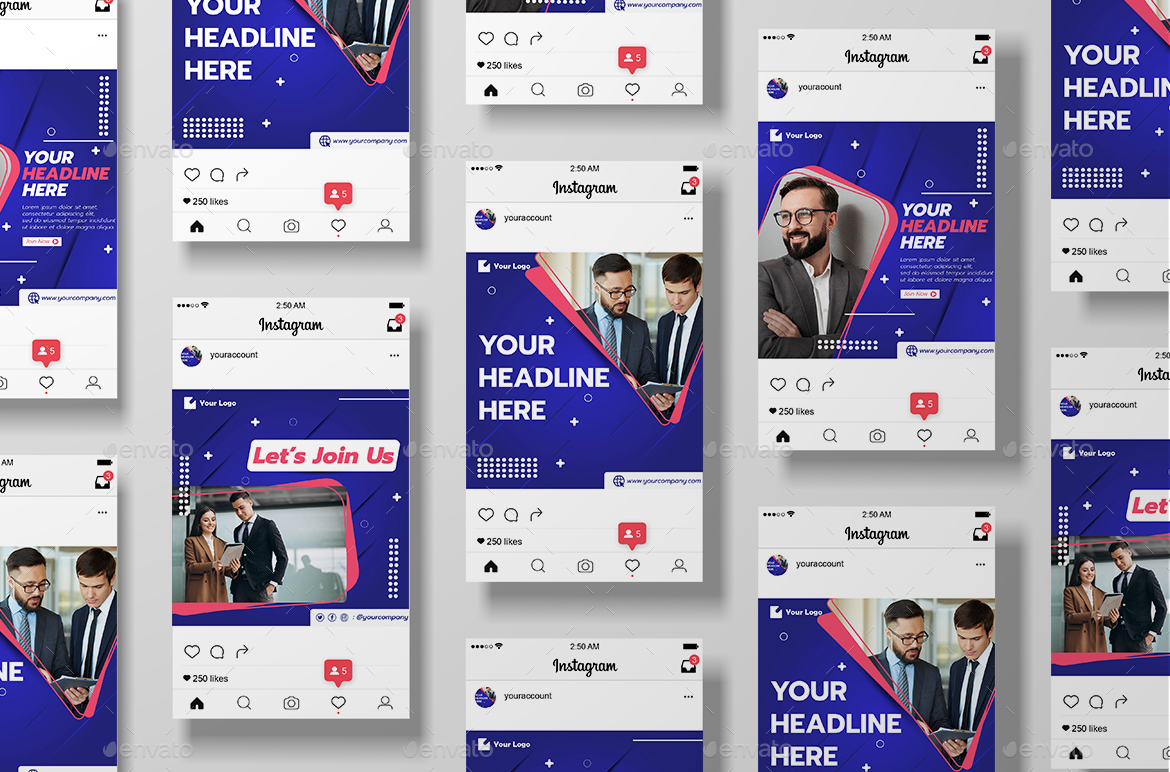 Business Instagram Template, Web Elements | GraphicRiver