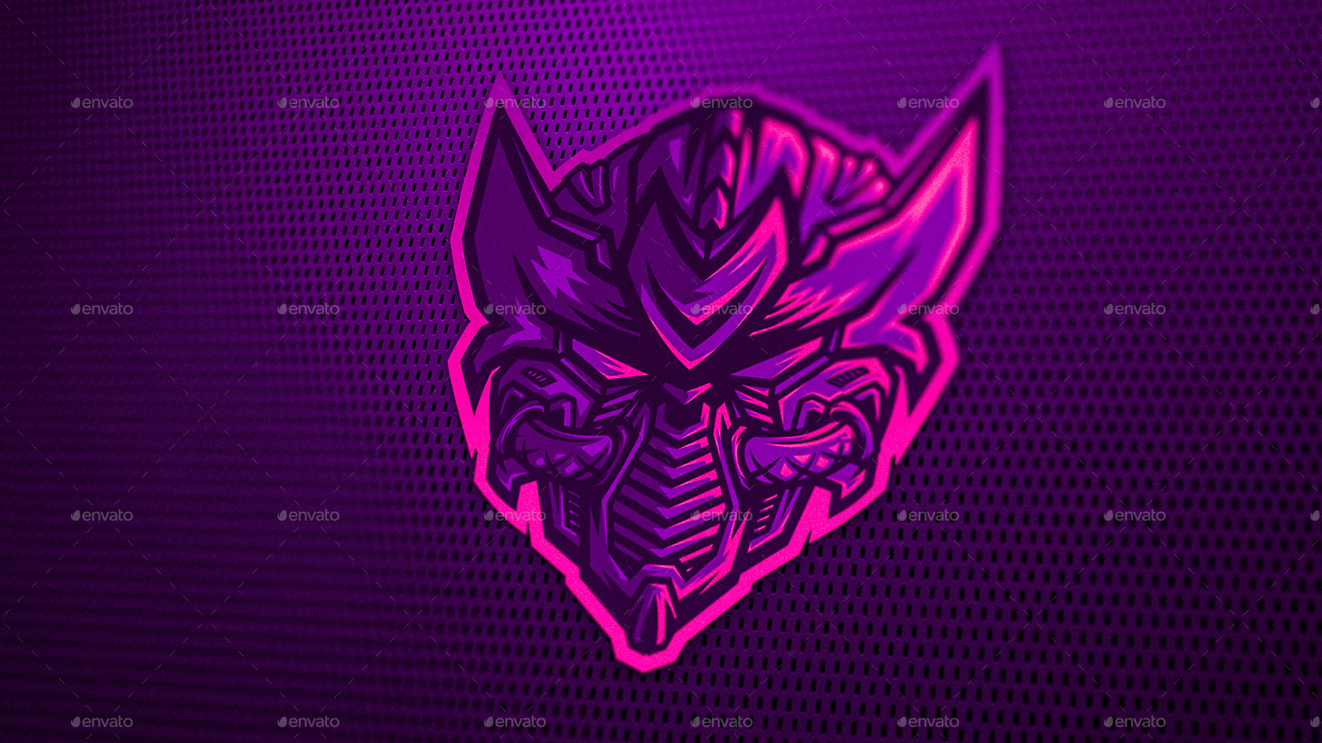 Robot Head Mask Mascot Vector Template, Vectors | GraphicRiver