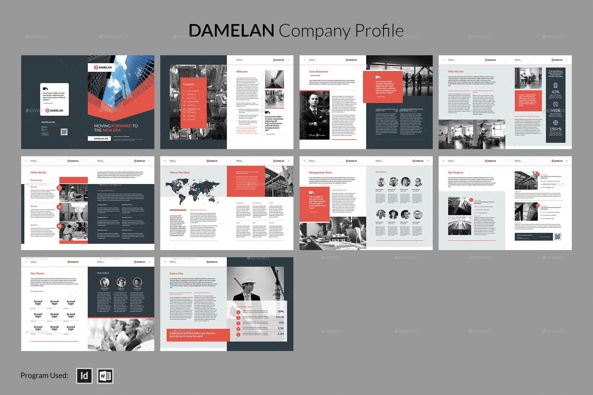 Damelan Brochure Bundle, Print Templates | GraphicRiver