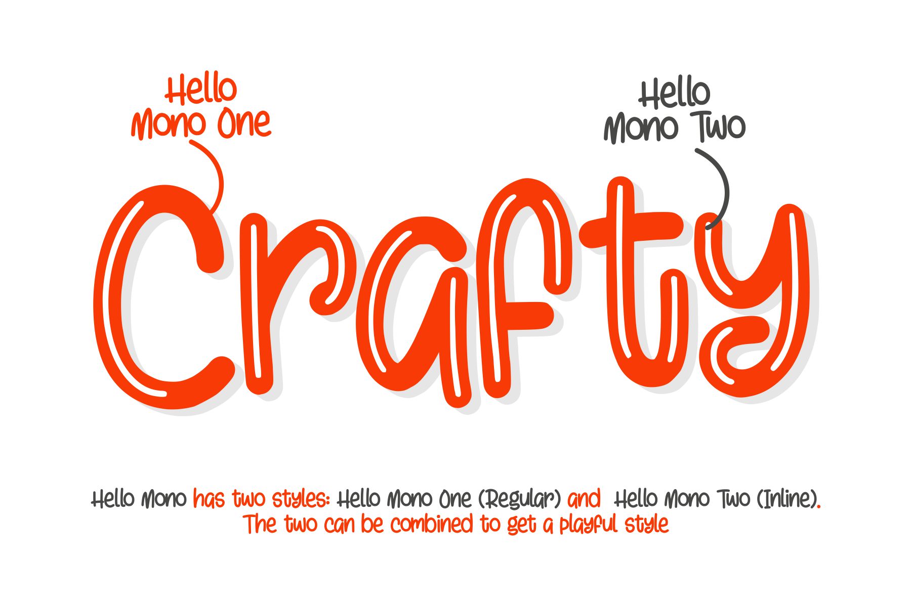 Hello Mono, Fonts | GraphicRiver