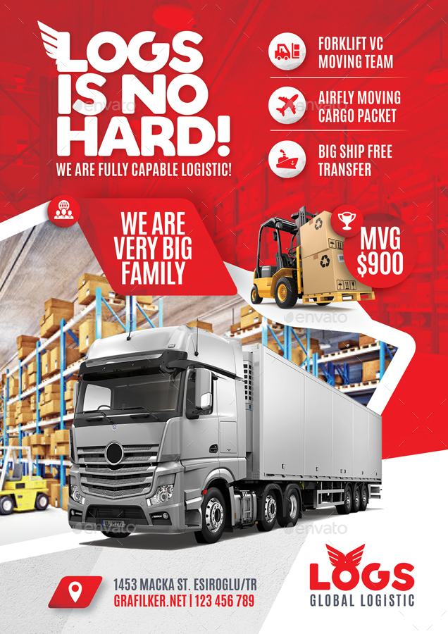 Logistics Bundle Templates, Print Templates | GraphicRiver