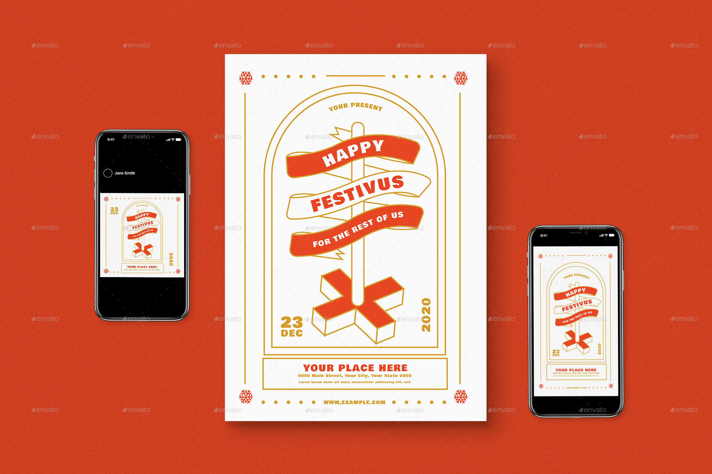 Festivus Flyer Pack, Print Templates | GraphicRiver
