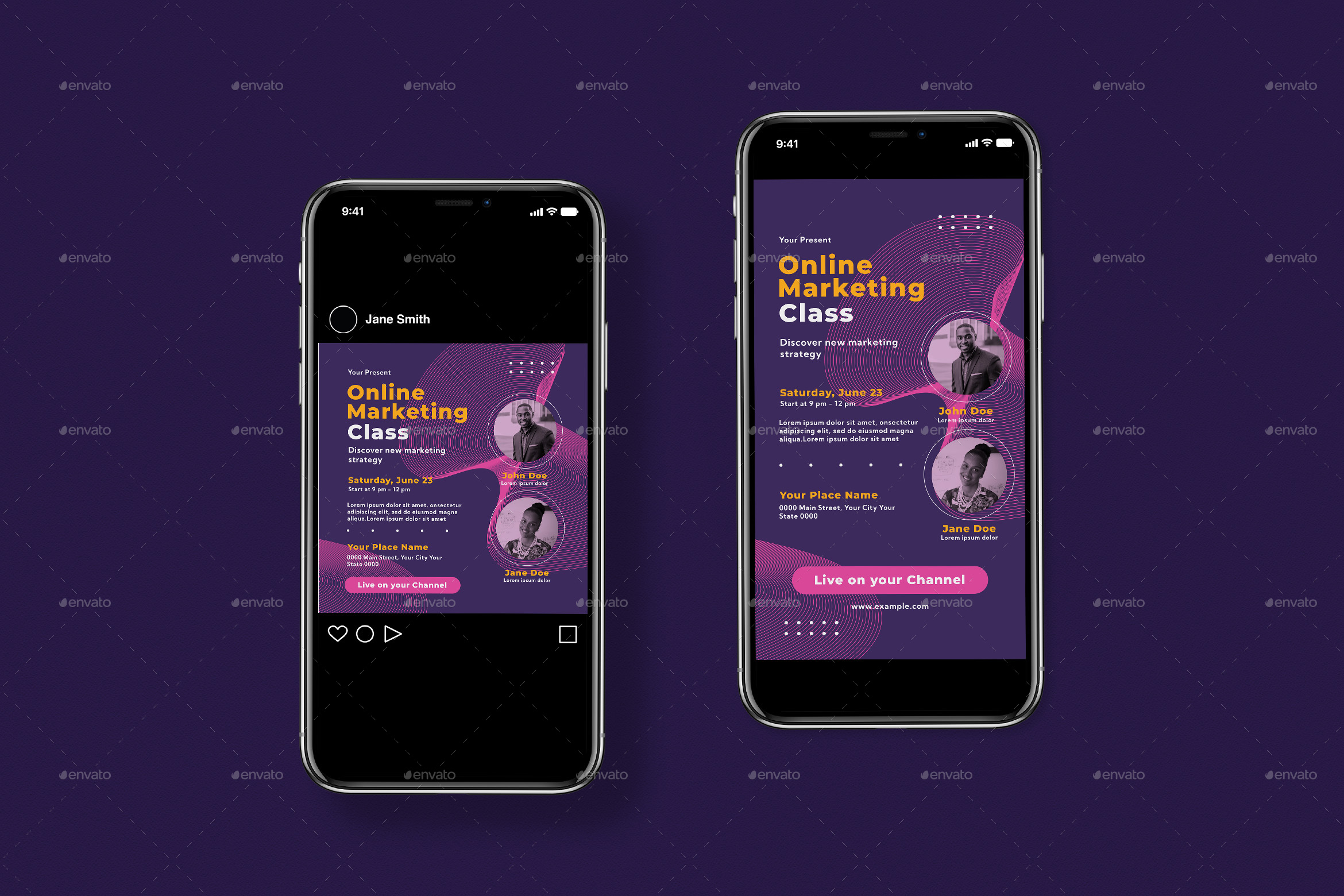 Marketing Online Flyer Set, Print Templates | GraphicRiver