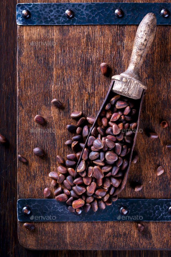 Pine Nut .Concept of Healthy Food. Stock Photo by prosto_juli | PhotoDune