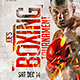 Boxing Tournament Flyer, Print Templates | GraphicRiver