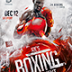 Boxing Tournament Flyer Template, Print Templates | GraphicRiver