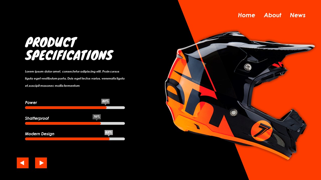 X-Trail - Motocross PowerPoint Template, Presentation Templates ...