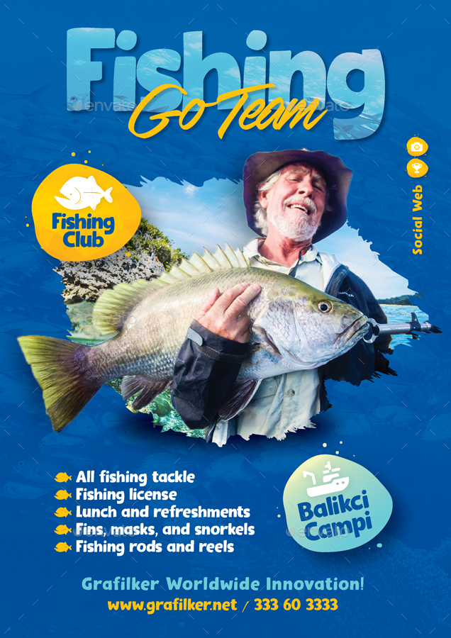 Fishing Bundle Templates, Print Templates | GraphicRiver