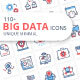 Big Data Minimal Icons, Icons | GraphicRiver