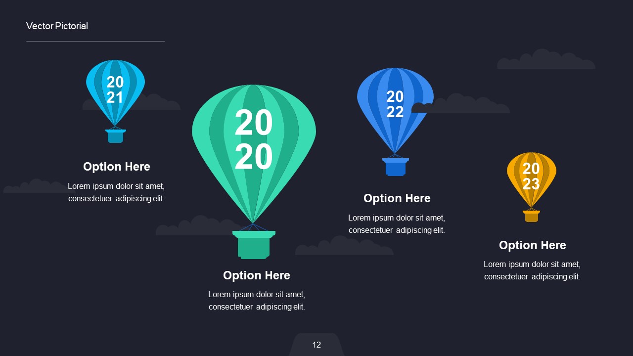 Vector Pictorial Powerpoint Presentation Template, Presentation Templates