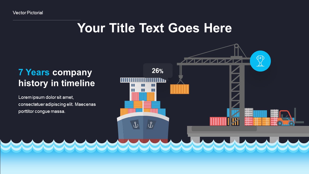 Vector Pictorial Powerpoint Presentation Template, Presentation Templates