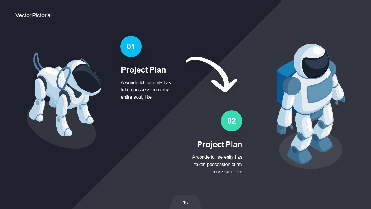 Vector Pictorial Powerpoint Presentation Template, Presentation Templates