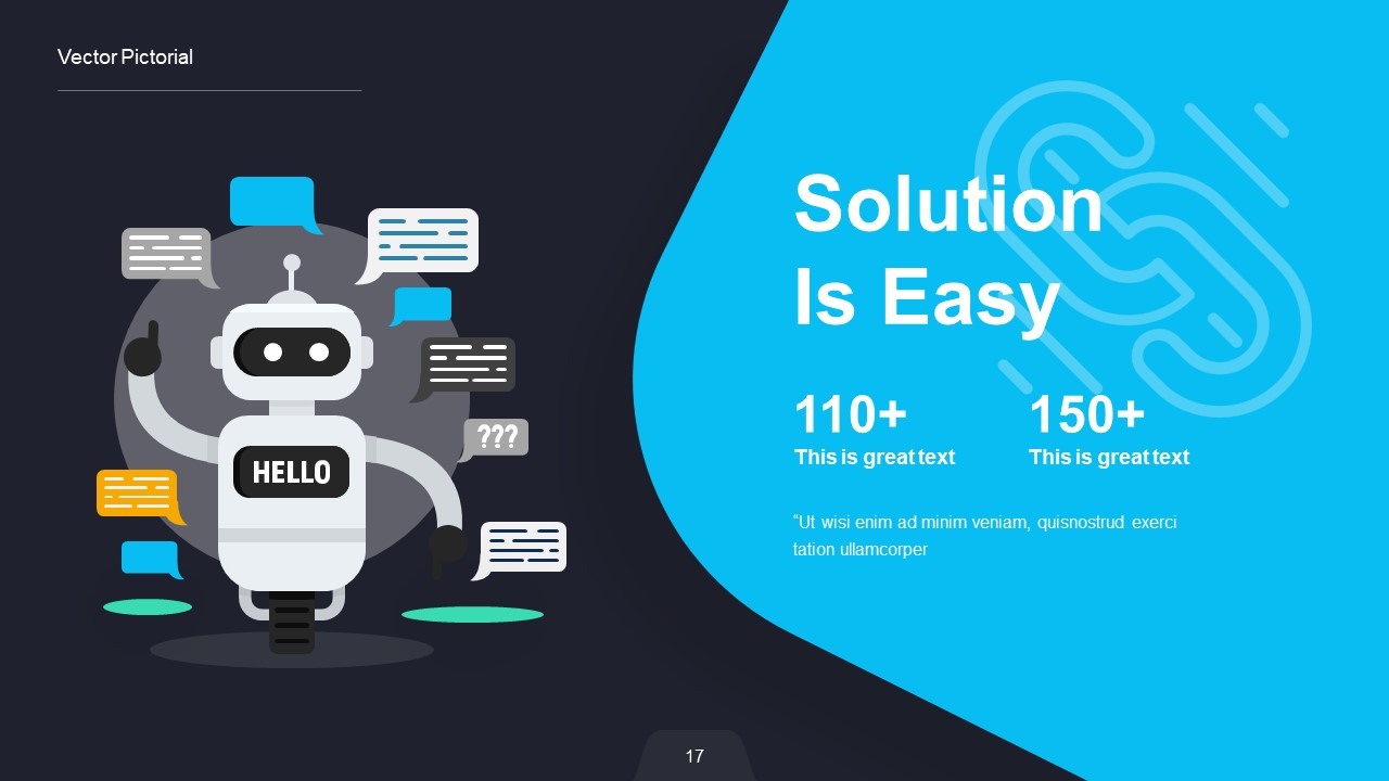 Vector Pictorial Powerpoint Presentation Template, Presentation Templates