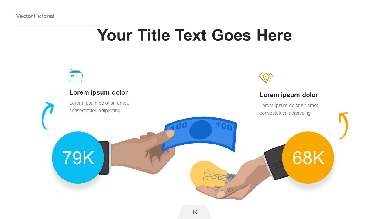 Vector Pictorial Powerpoint Presentation Template, Presentation Templates