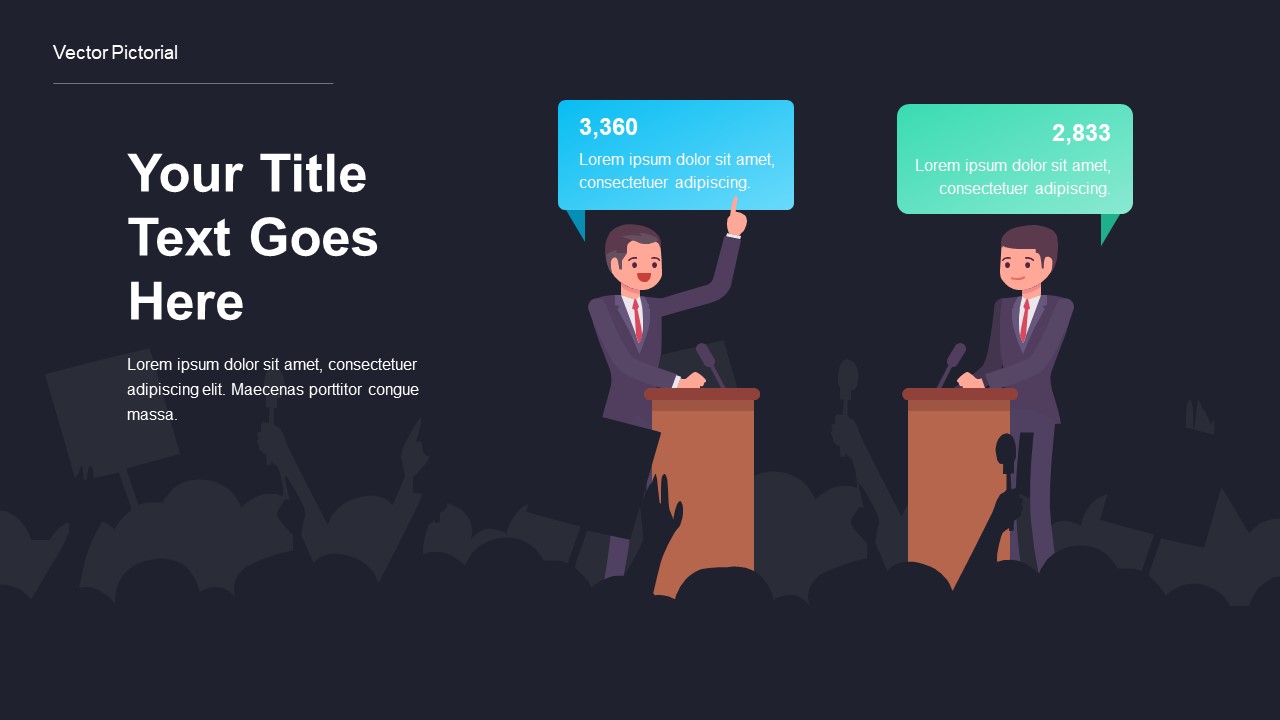 Vector Pictorial Powerpoint Presentation Template, Presentation Templates