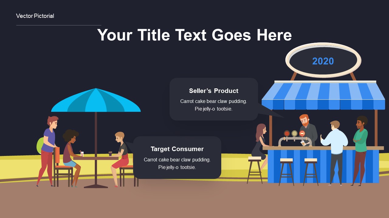 Vector Pictorial Powerpoint Presentation Template, Presentation Templates