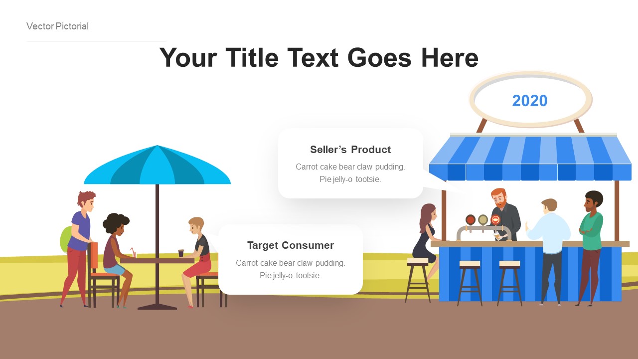 Vector Pictorial Powerpoint Presentation Template, Presentation Templates