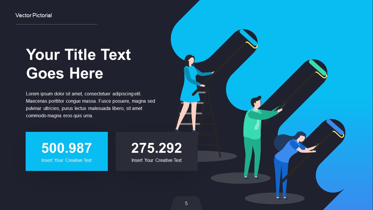 Vector Pictorial Powerpoint Presentation Template by RRgraph | GraphicRiver