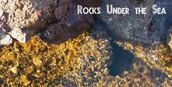 Rocks Under The Sea, Stock Footage | VideoHive