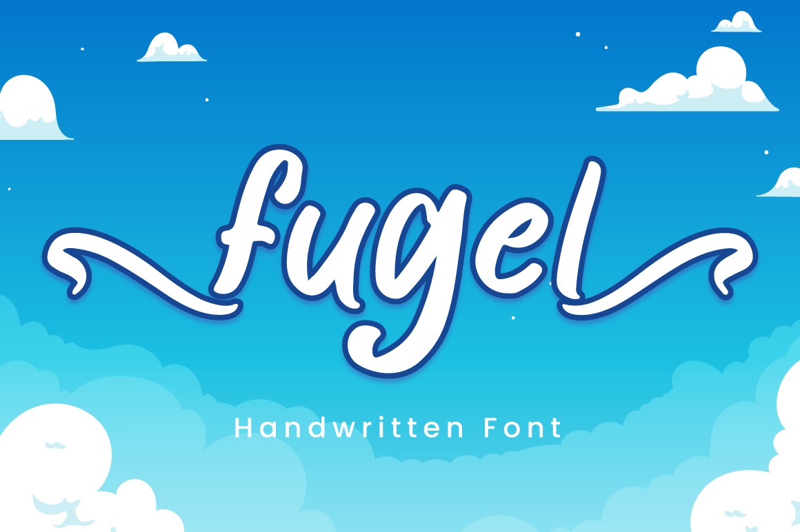 Fugel - Handwritten Font, Fonts | GraphicRiver