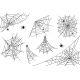 Irregular Realistic Spider Webs, Vectors | GraphicRiver