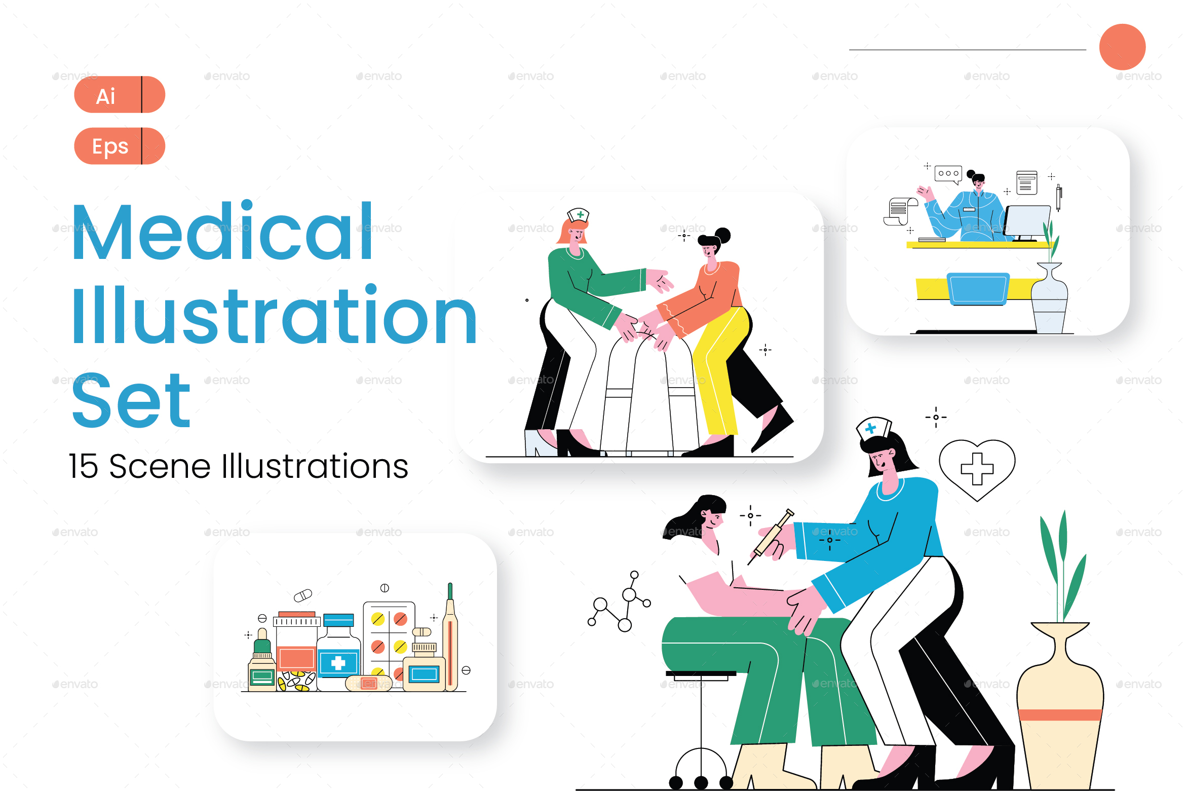 Medical Illustration, Vectors | GraphicRiver