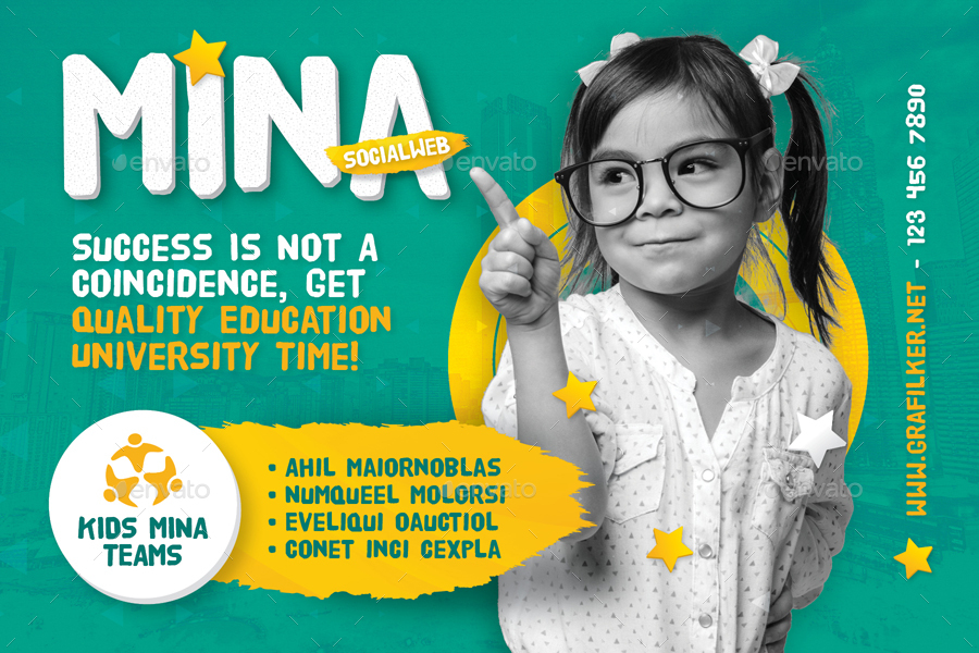 Kids School Bundle Templates, Print Templates | GraphicRiver