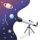 Stars Observation Design Concept, Vectors | GraphicRiver