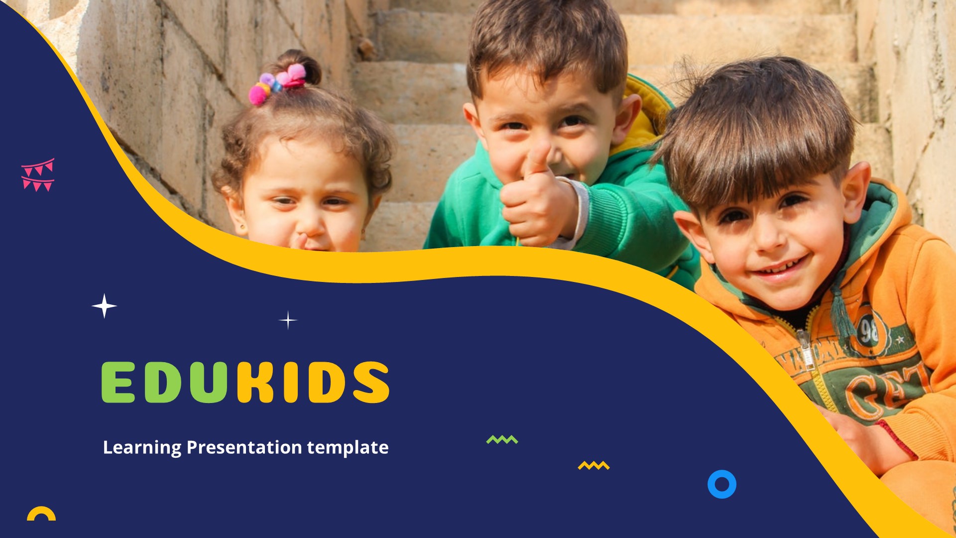 EduKids - kids education PowerPoint Template, Presentation Templates