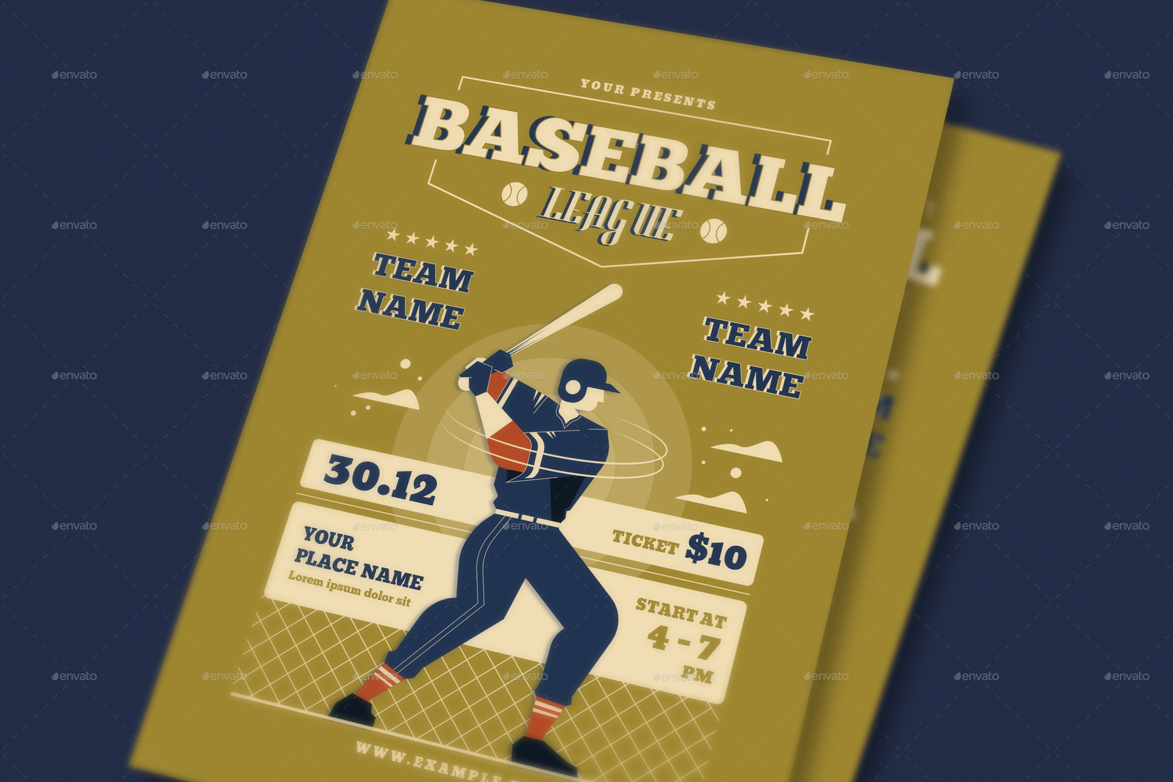 Baseball Flyer Pack, Print Templates | GraphicRiver